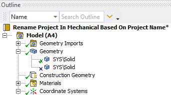 Rename Project in Mechanical Based On Project Name | EDRMedeso Support ...